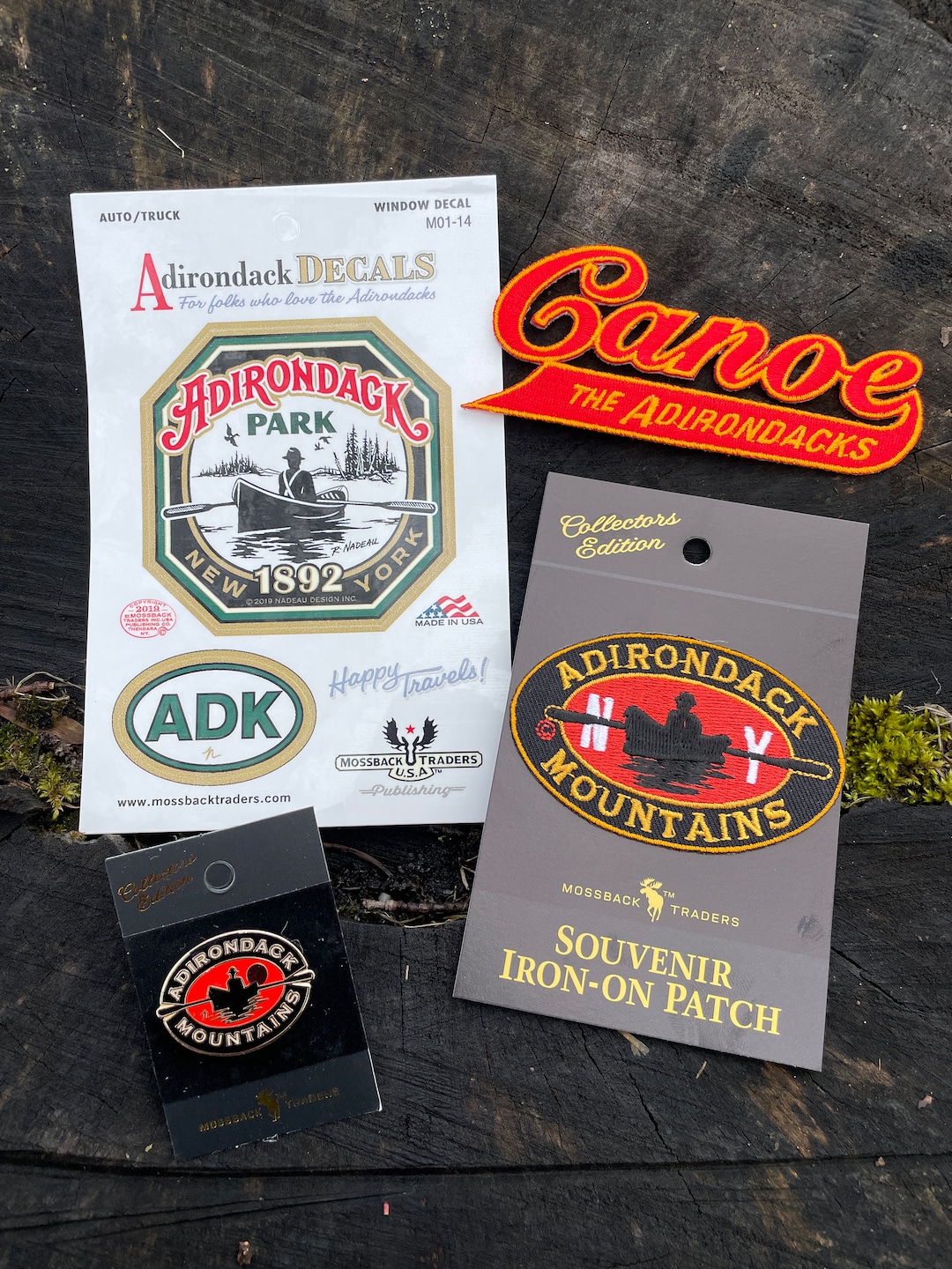 Adirondack Gift Kit | Decals | Cloisonné Pin | Iron-on Patches ...