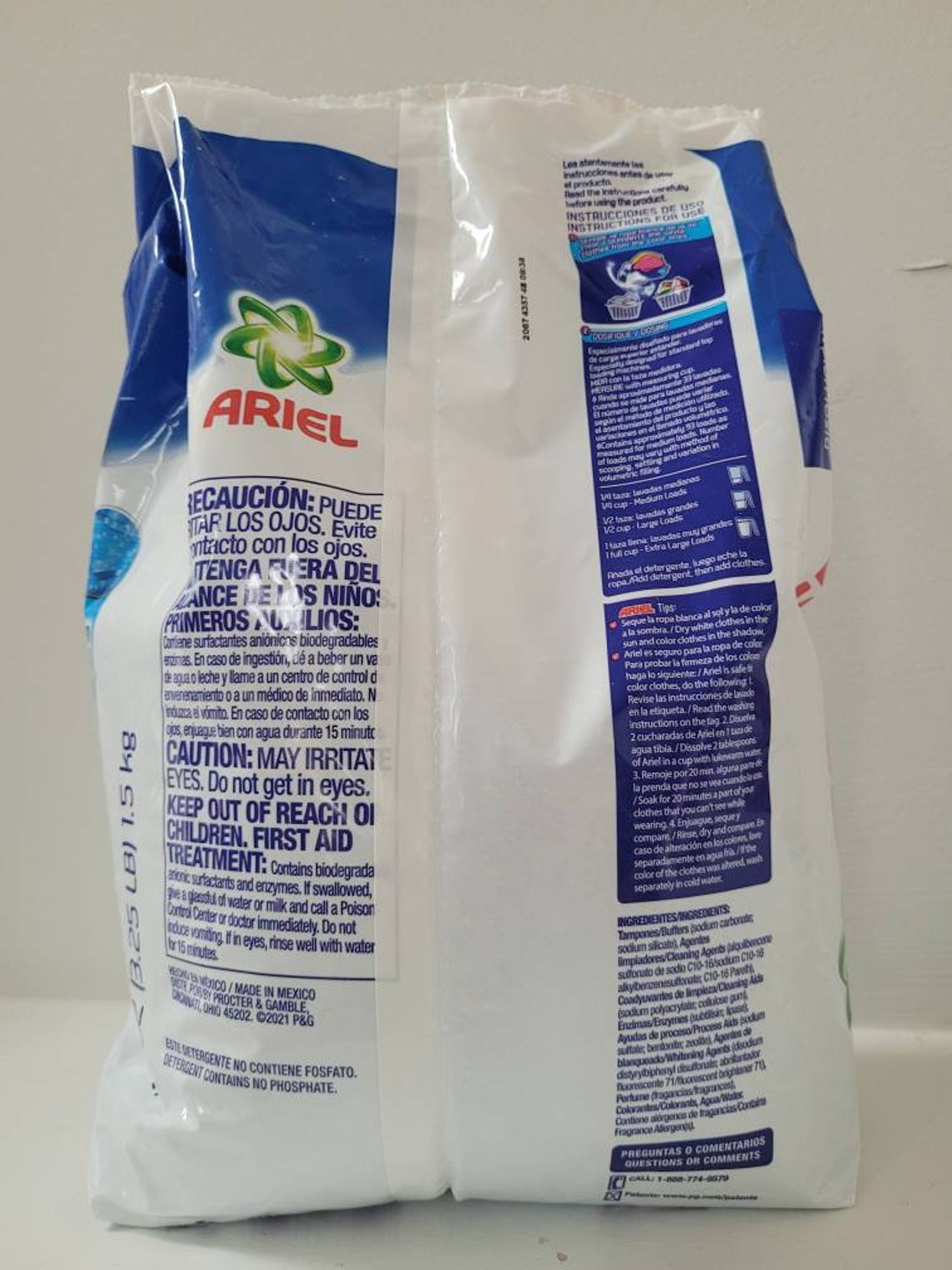 Ariel Laundry Detergent / Washing Soap /3.3 Lb / 1.5kg - Etsy