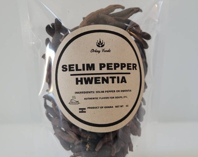 Selim Pepper/ Uda/hwentia/negro Pepper/ Xylopia Aethiopica/ 2.5oz/ - Etsy