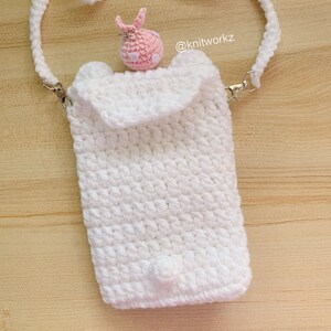 Crochet Pattern Shirokuma Handphone Pouch - Etsy