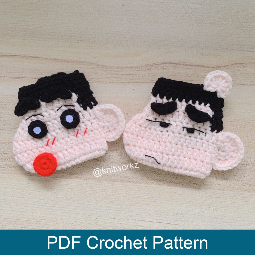 Crochet Pattern - Crayon Shin-chan Card/airpods Pouch - Etsy
