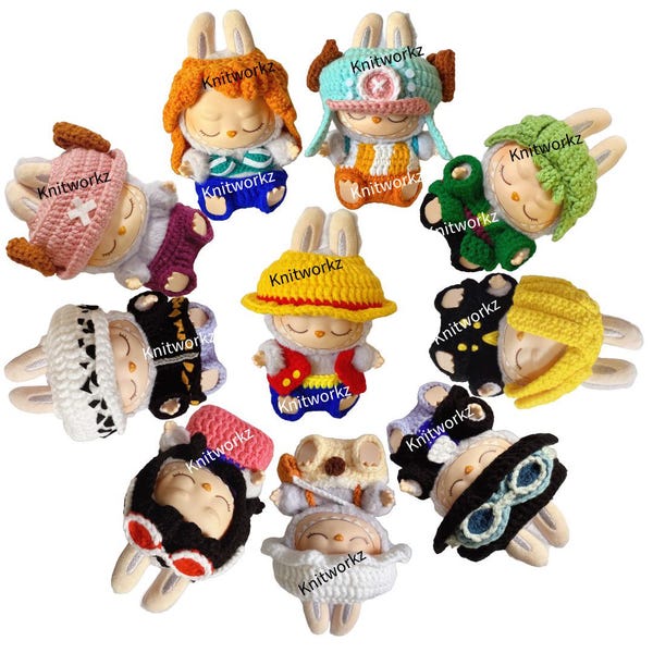 One Piece X Labubu - Etsy