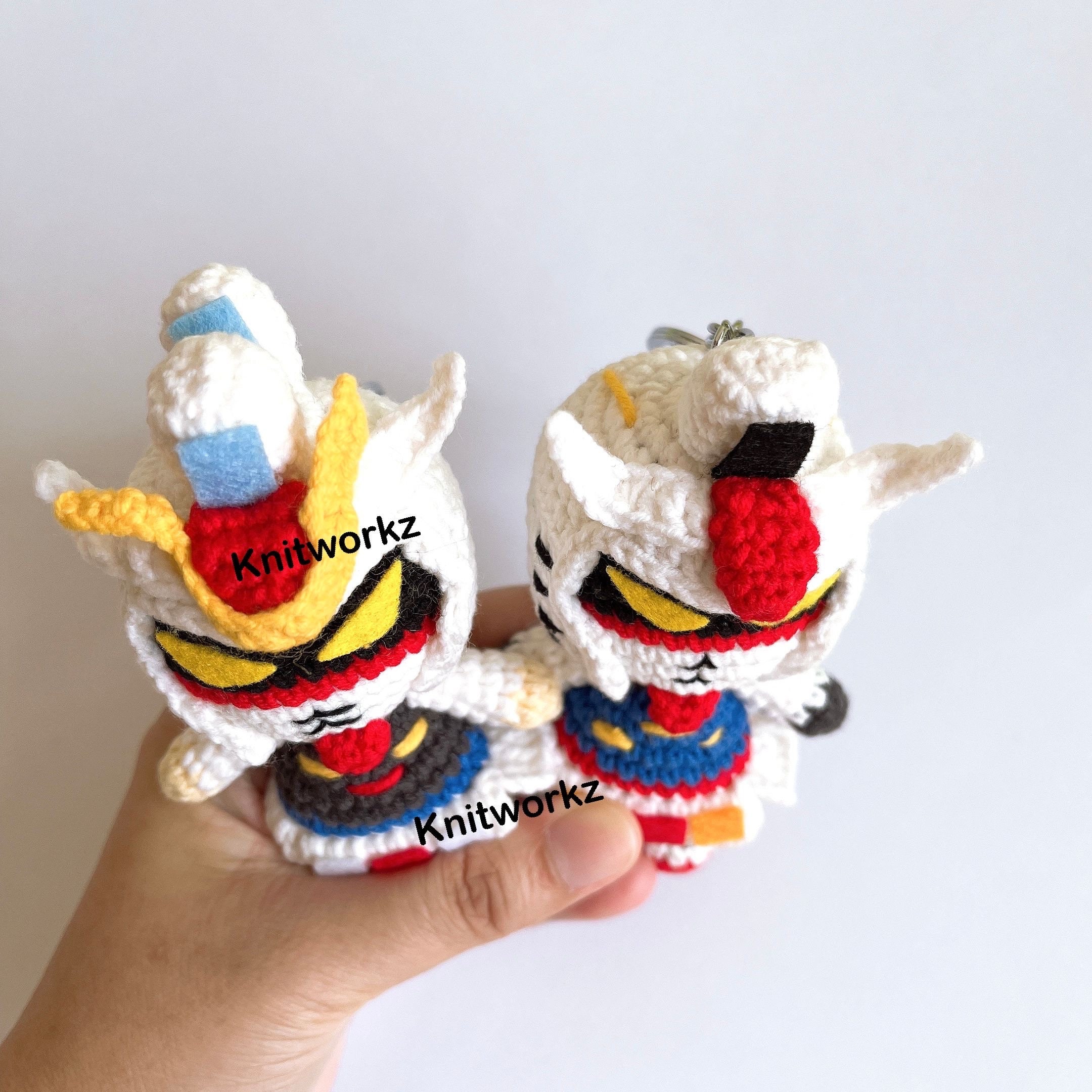 Crochet Pattern - 4 in 1 Amigurumi Keychain - Etsy