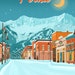 Fernie British Columbia Poster, Vintage Ski Town Art Print - Etsy