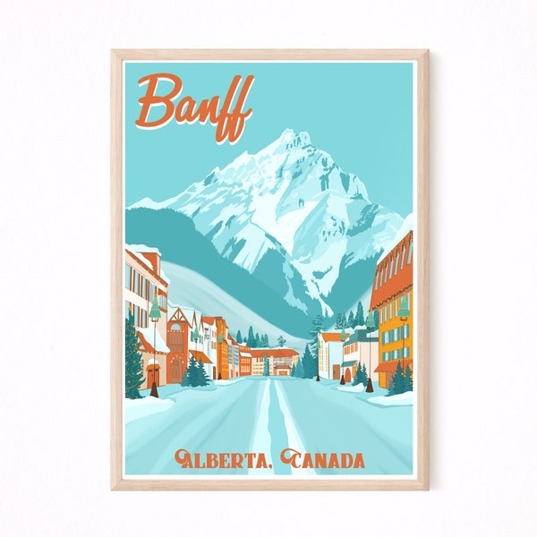 Vintage Banff Poster - Etsy