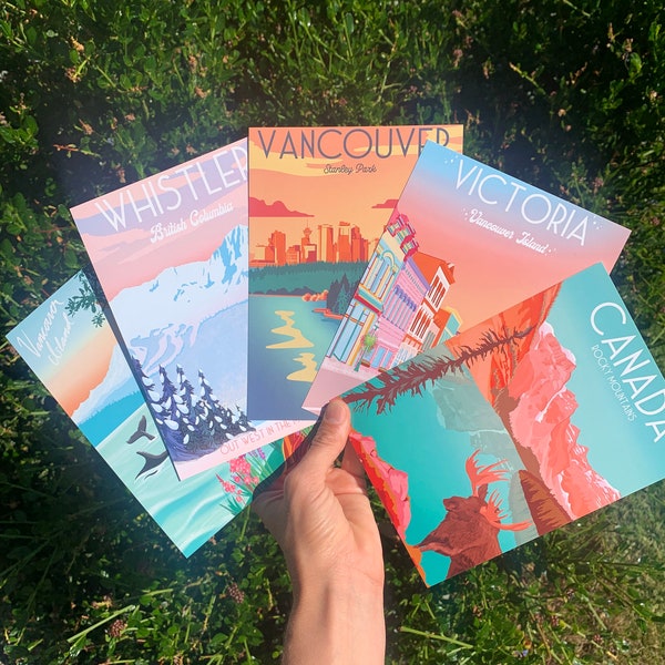 Postcard Pack - Etsy