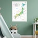 Map of Japan With Cute Illustrations | Illustrated Icons and Landmarks ...