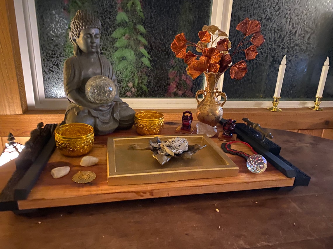 Buddha Tray - Buddha Decor _ - Buddha Temple Tray - Etsy