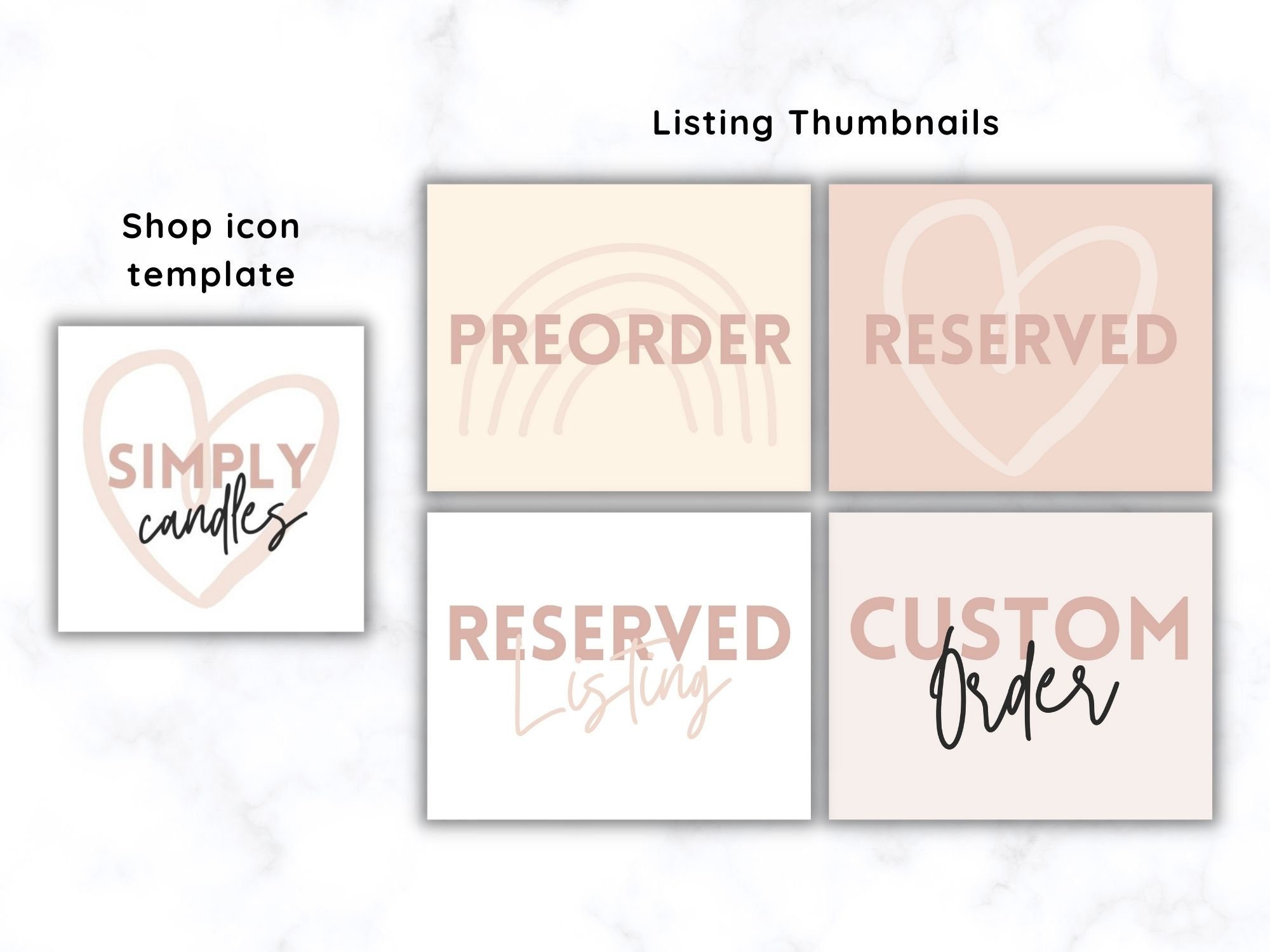 Etsy Shop Kit, Small Business Branding Set, Etsy Shop Icon, Etsy ...