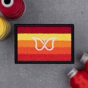 ADHD Pride Flag Embroidered Patch | Neurodivergence, Neurodiversity ...