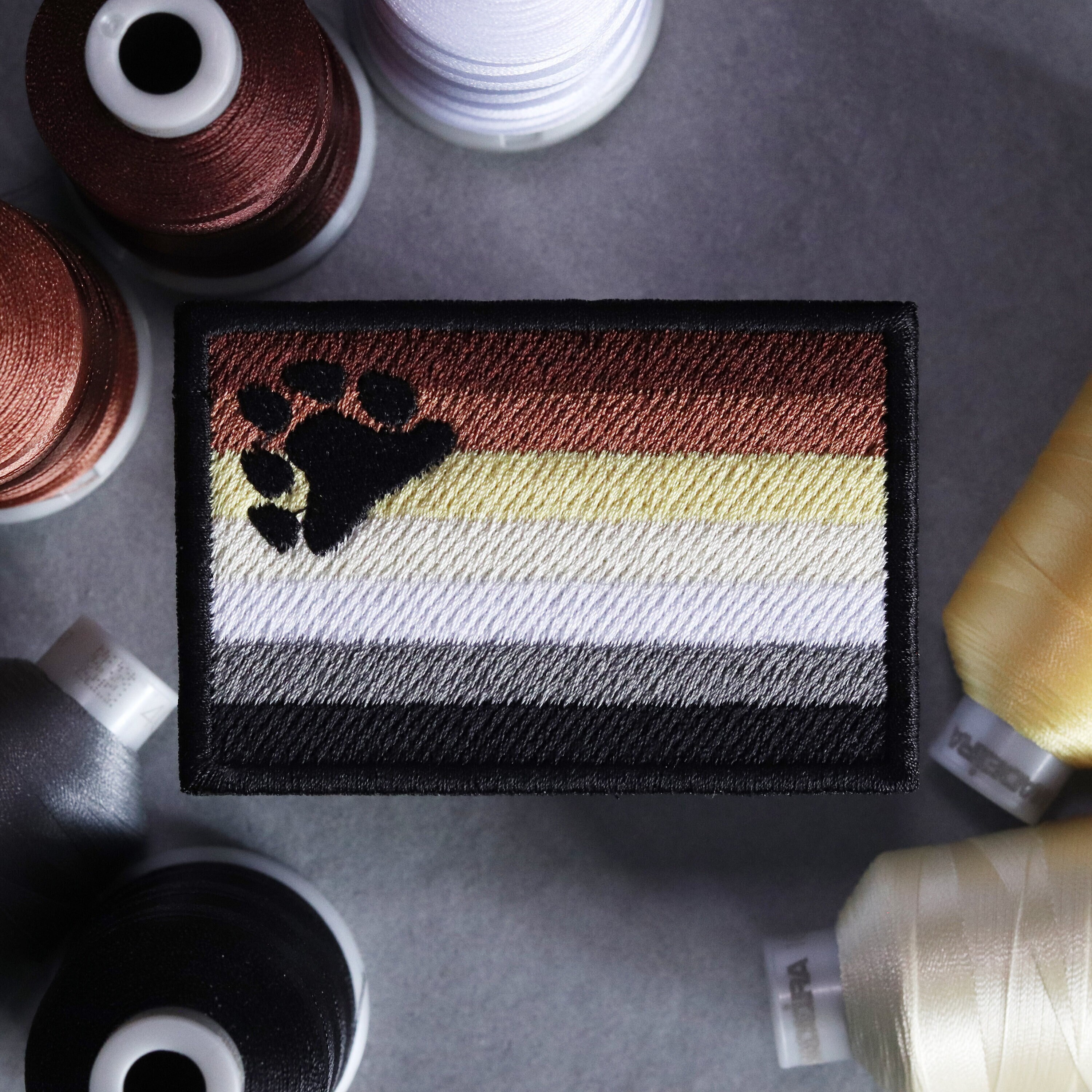 Bear Pride Flag Embroidered Patch LGBT Gay Otter Twink - Etsy