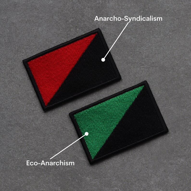 Anarchist anarcha-feminism Flag Embroidered Patch Feminism - Etsy