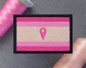 Anarchist queer Anarchism Flag Embroidered Patch LGBT Antifa Anarchism ...