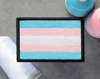 Transgender Gay Pride Flag Embroidered Patch - Etsy