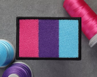 DID/OSDD Pride Flag Embroidered Patch System Dissociative Identity Hook and Loop, Iron-on & Sew ...