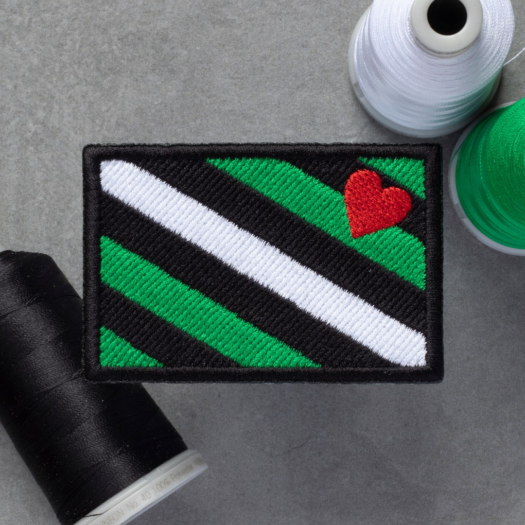 Leather Boy Flag Embroidered Patch | LGBT Kink Boi Pride | Hook and ...