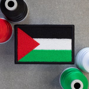 Palestine Flag Embroidered Patch | Palestinian Gaza | Hook and Loop, Iron-on & Sew-on Patches - Etsy