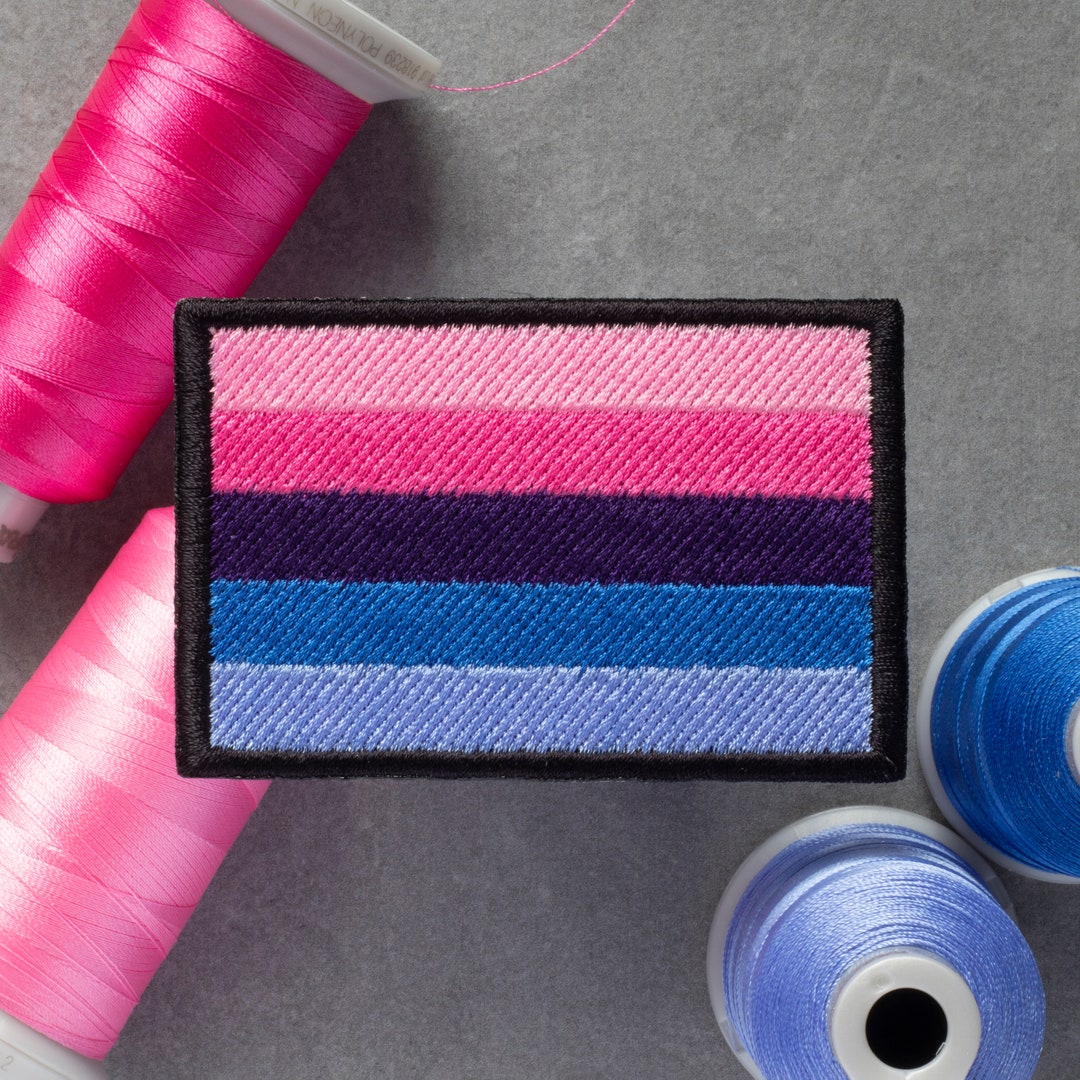 Omnisexual Flag Embroidered Patch | LGBT Omni Omniromantic | Hook and ...