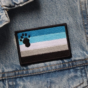 Otter Pride Flag Embroidered Patch LGBT Gay Bear Twink Hook and Loop ...