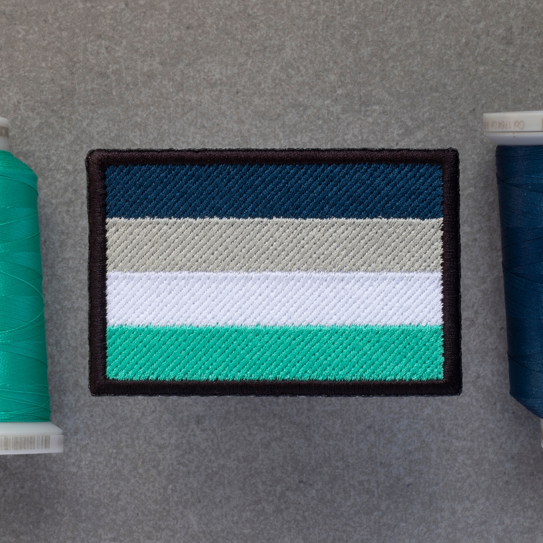 Oriented Aroace Flagge gestickter Aufnäher | LGBTQ Ace Aro ...