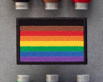 Transgender Flag Embroidered Patch LGBT Trans Pride Hook and Loop, Iron-on & Sew-on Patches - Etsy