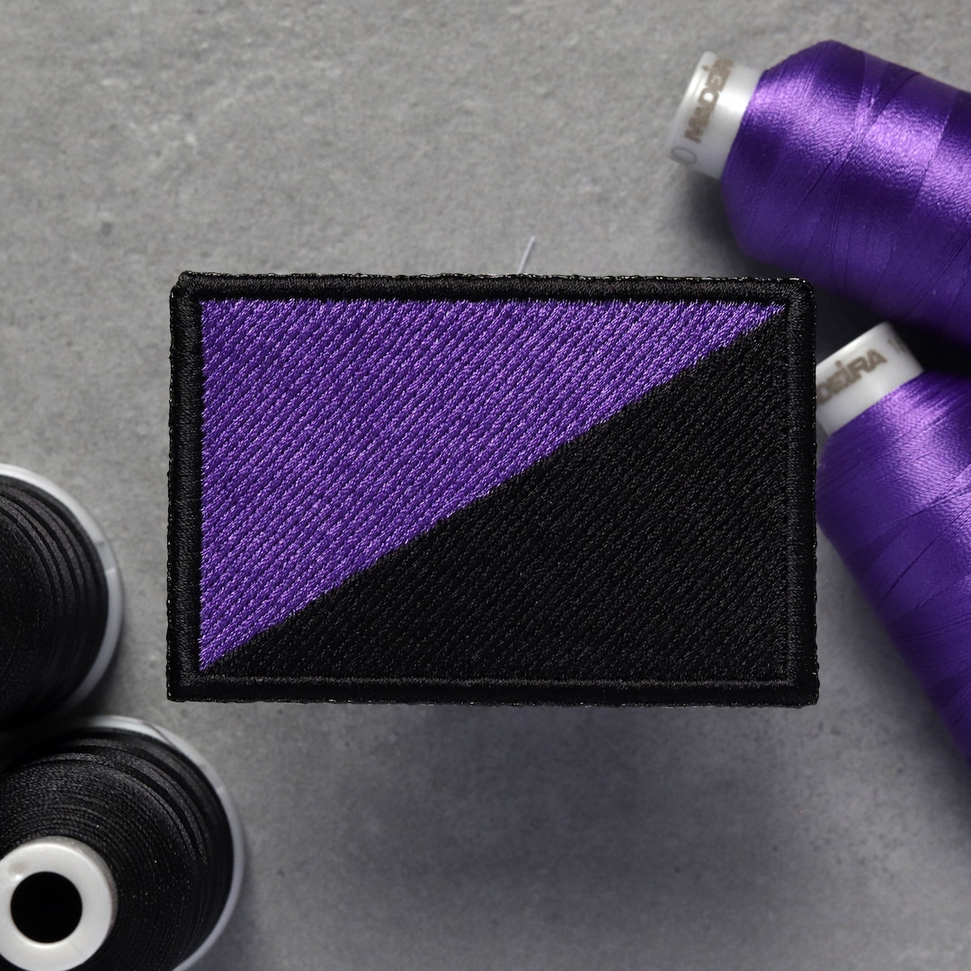 Anarchist anarcha-feminism Flag Embroidered Patch Feminism - Etsy