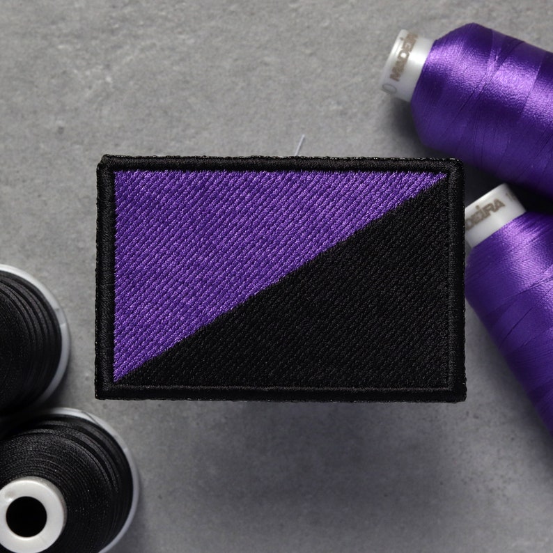 Anarchist anarcha-feminism Flag Embroidered Patch Feminism - Etsy