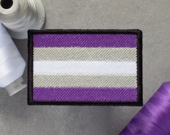 DID/OSDD Pride Flag Embroidered Patch System Dissociative Identity Hook ...