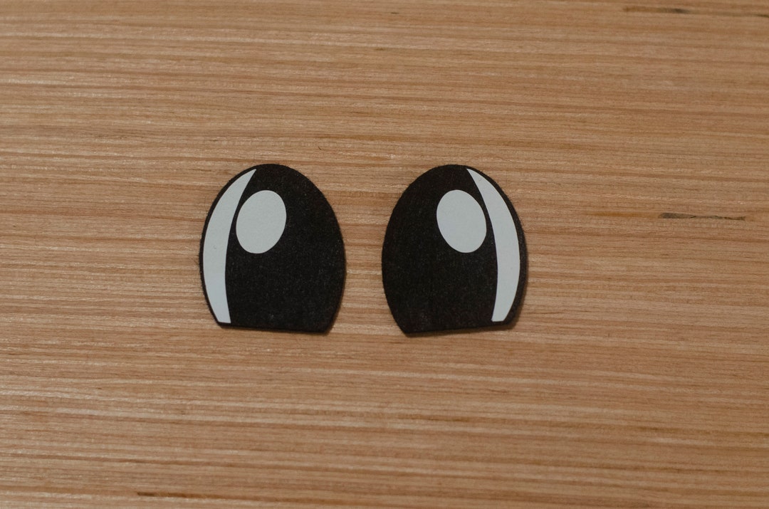 6 Pairs of Kawaii Felt Eyes multiple Sizes Available - Etsy