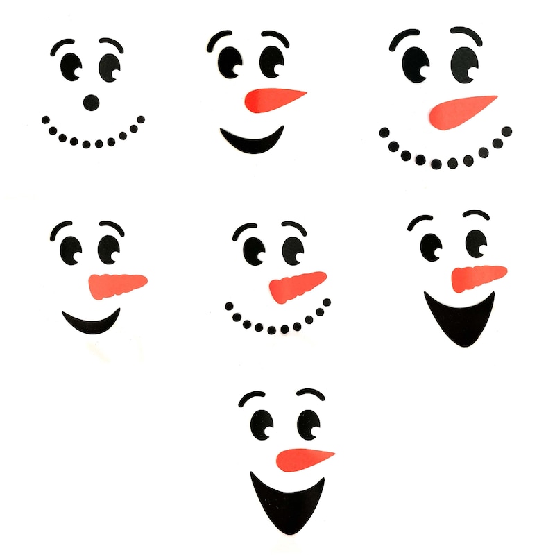 Snowman Eyes and Nose - Etsy