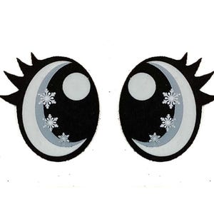 3 Pack of Snowflake Felt Eyes for Amigurumi - Etsy