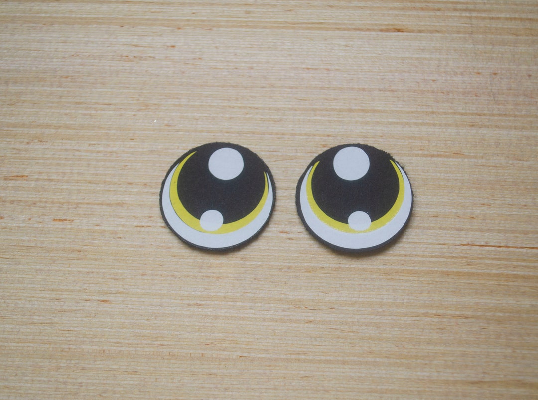 6 Pairs of Felt Eyes multiple Sizes Available - Etsy