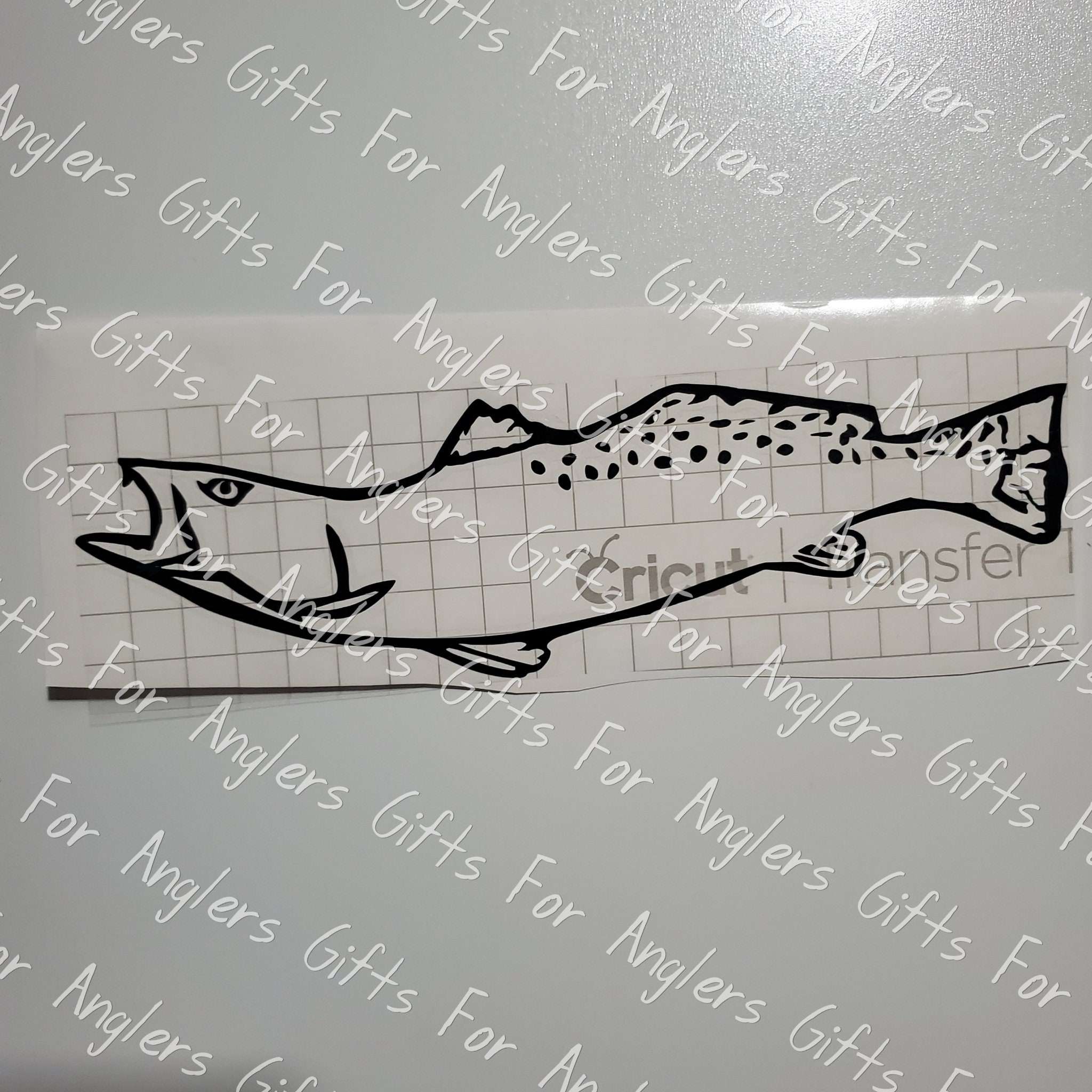 Realistic Speckled Trout Saltwater Fish Fishing Vinyl Decal Stickers - Etsy