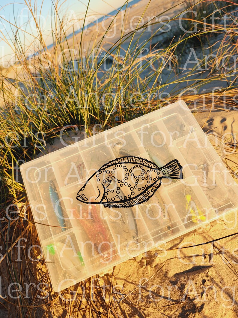 Realistic Summer Flounder Fishing Fish Vinyl Decal Sticker - Etsy