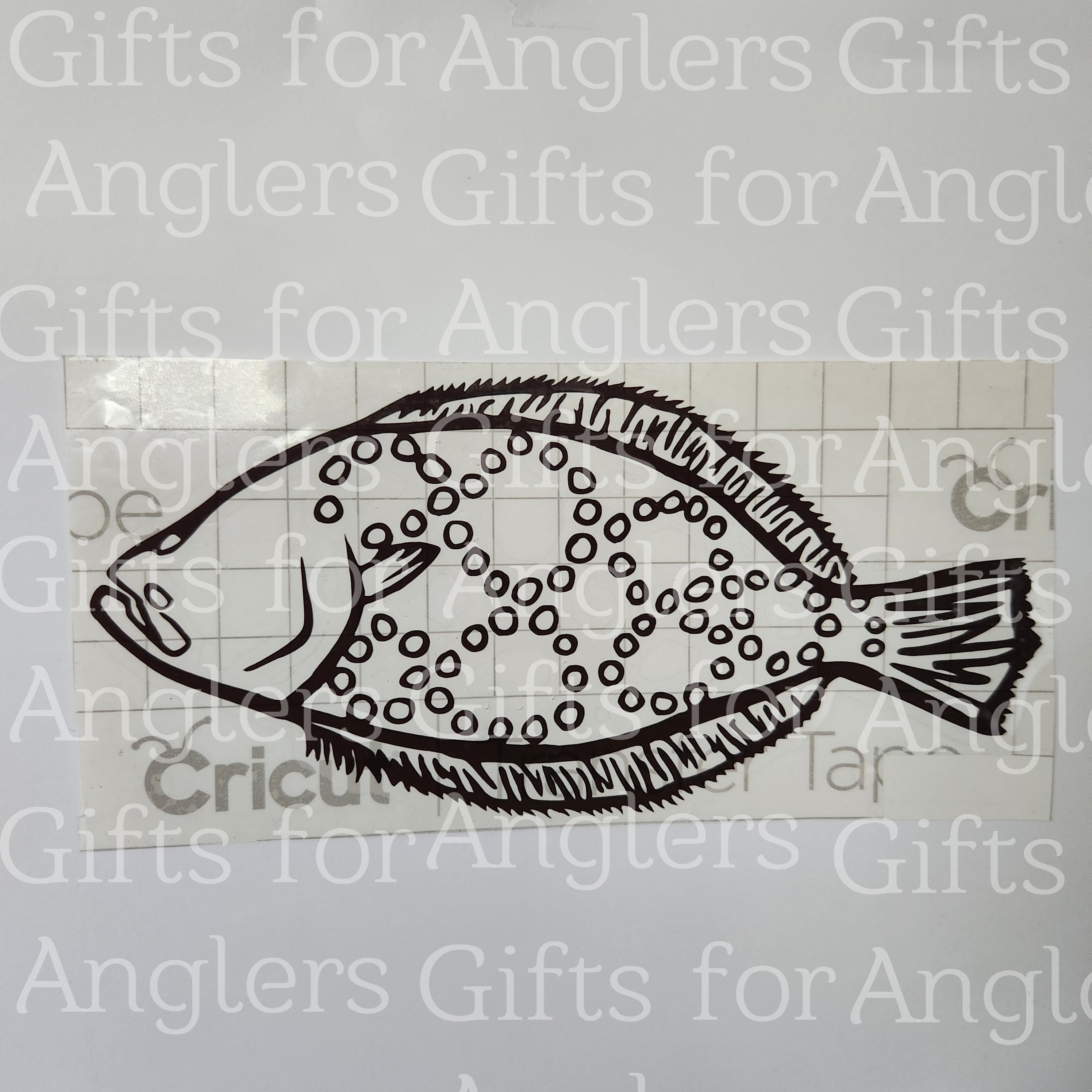 Realistic Summer Flounder Fishing Fish Vinyl Decal Sticker - Etsy