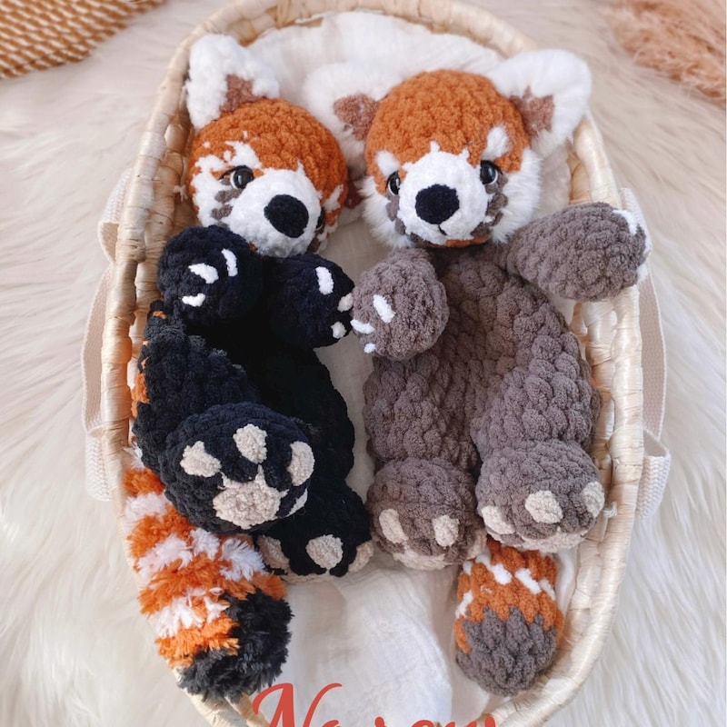 Crochet Red Panda - Etsy