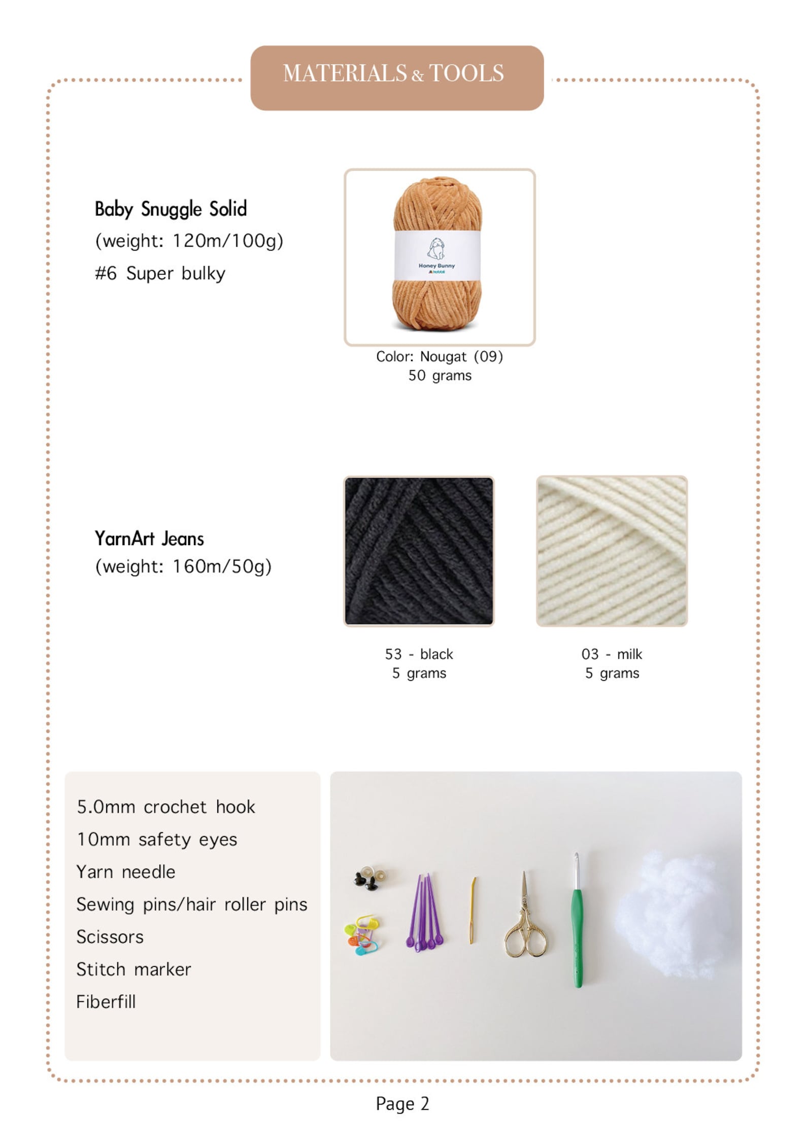 Patrón de perro a crochet Patrón de cachorro a crochet: Butter el ...