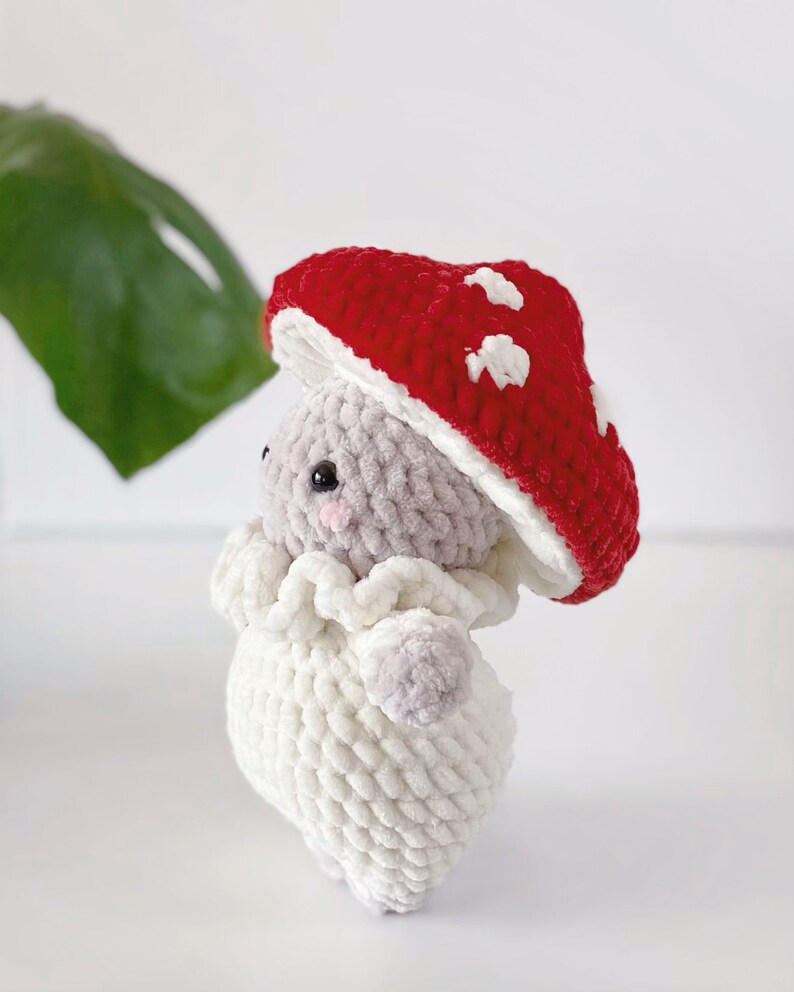 Low-sew Crochet Mushroom Doll Mushroom Plushie: Millie the Mushy Boy ...