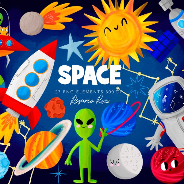 Rocket Clipart - Etsy