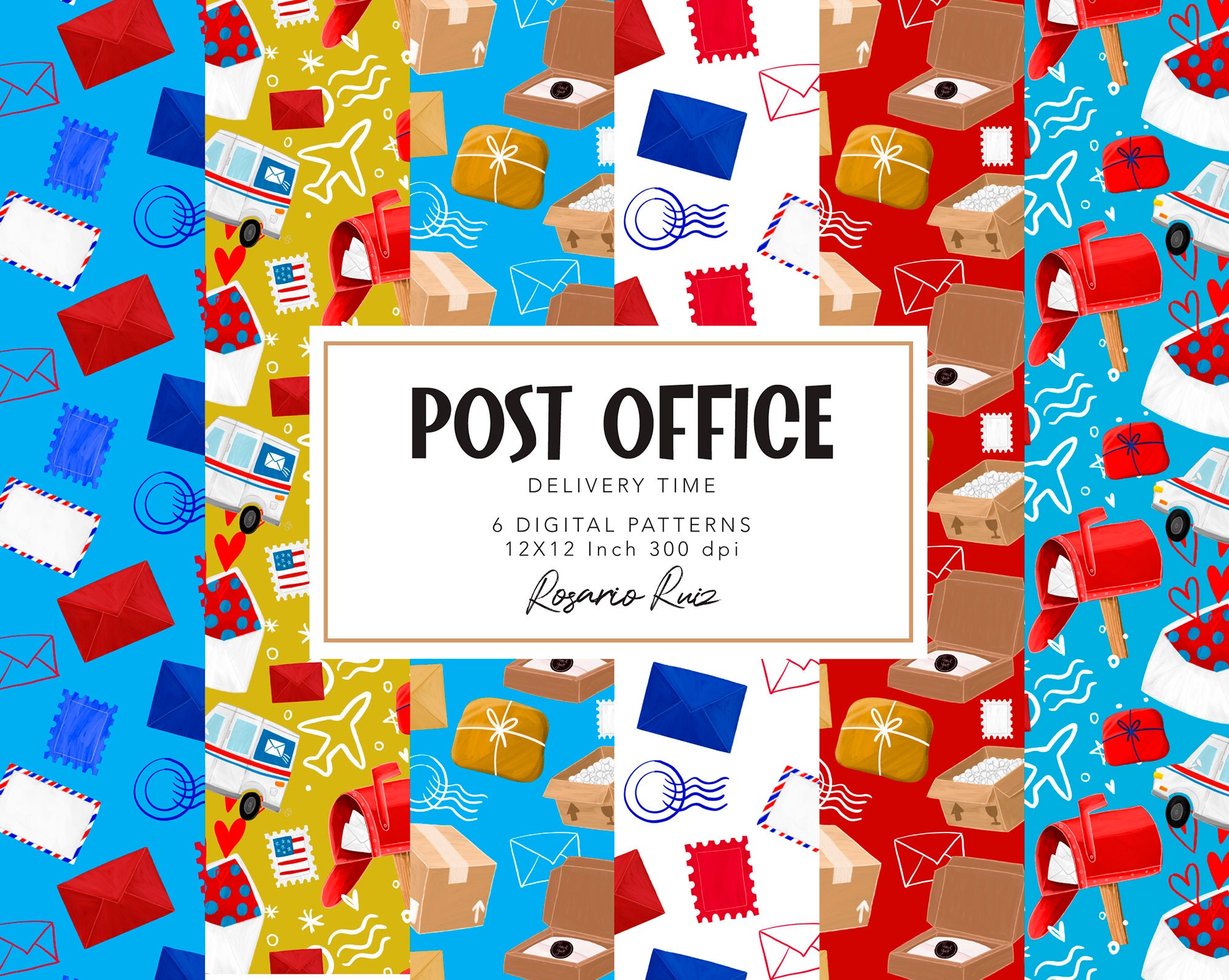 Delivery Digital Paper, Post Office Paper, Mail Papers, Package ...