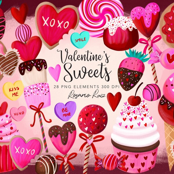 Valentine Clipart - Etsy
