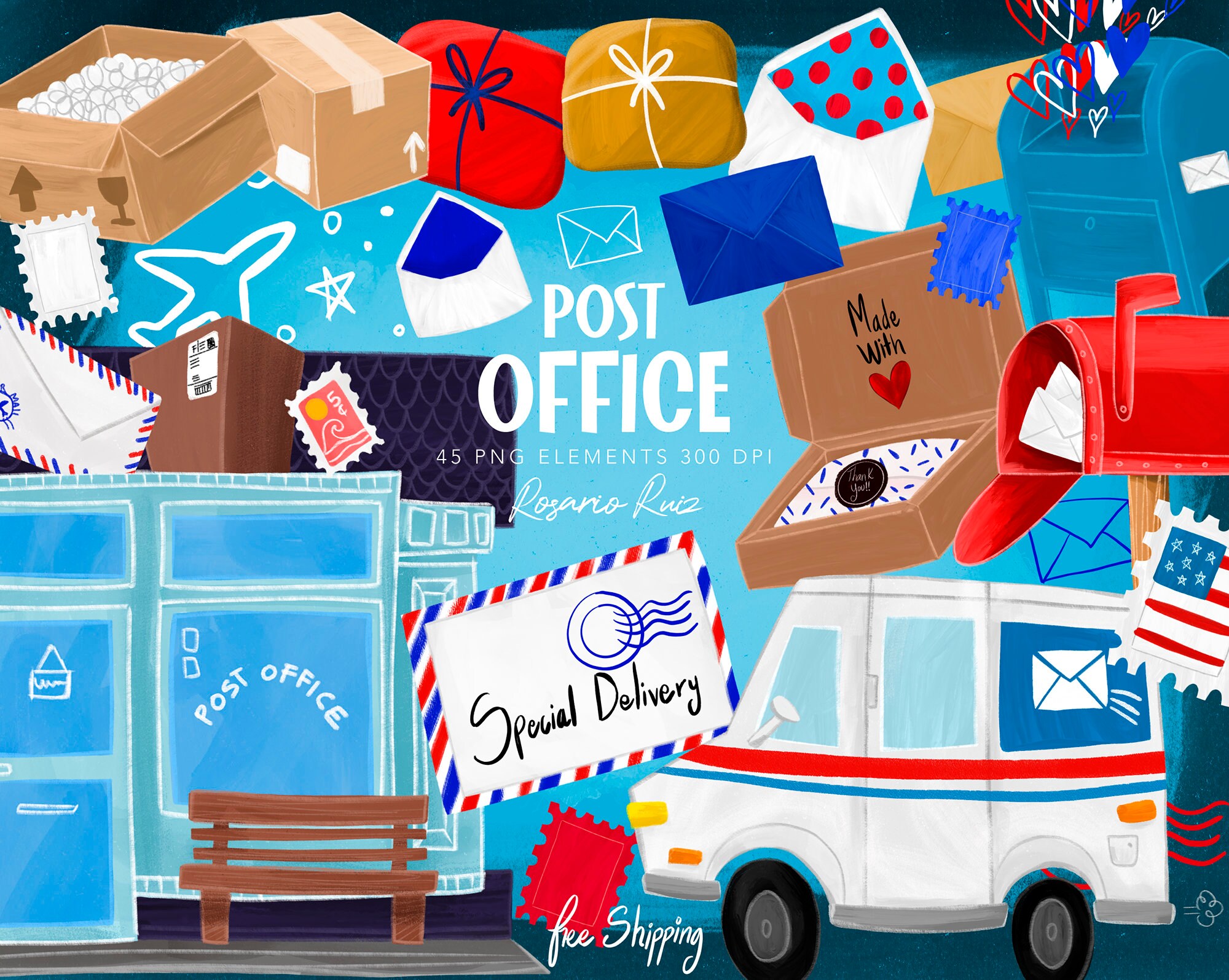 Mail Delivery Clip Art