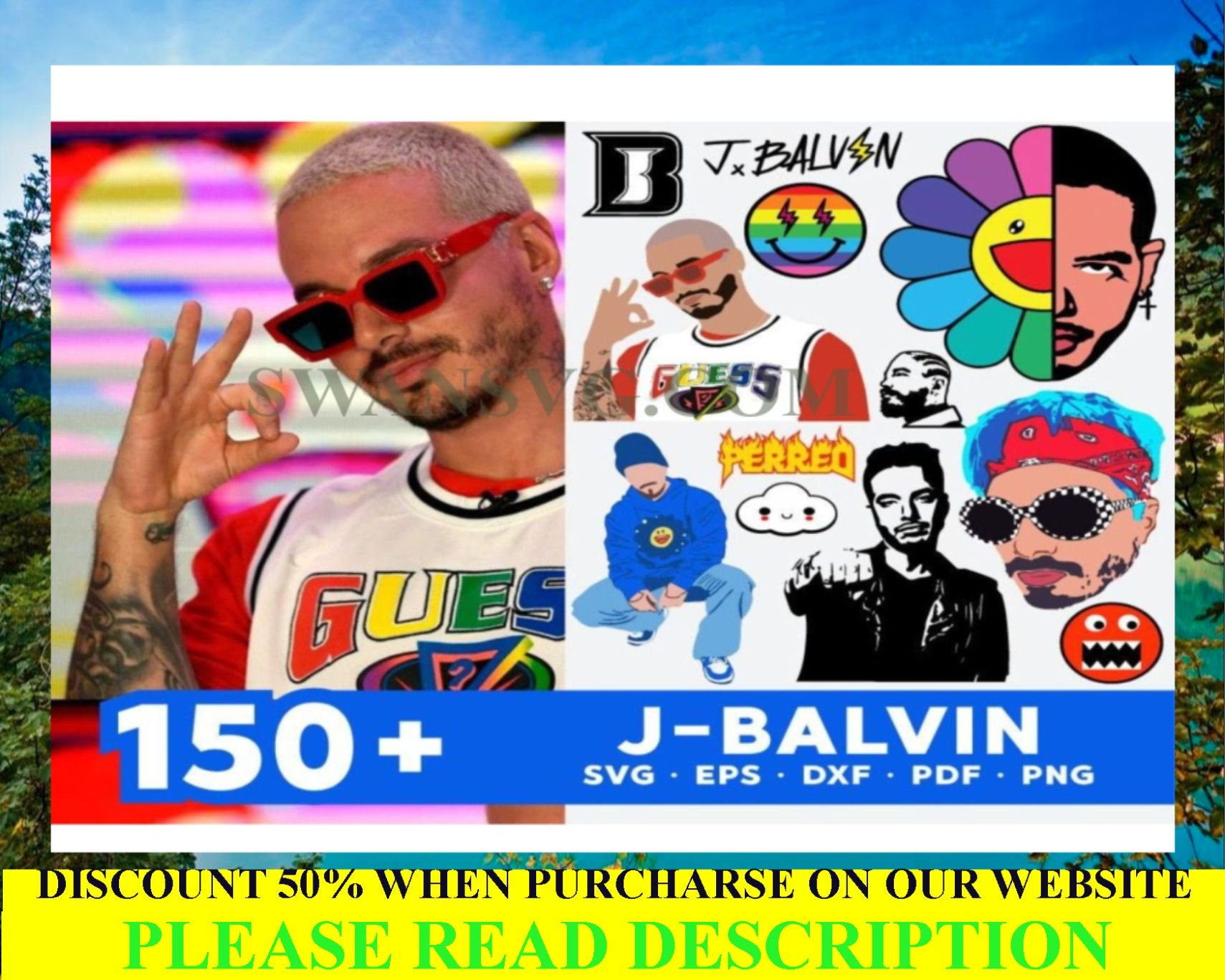 150 Bundle J Balvin SVG, J Balvin Svg, Trending Svg, J Balvin Svg ...