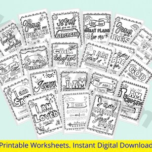 20 Biblical Affirmation Colouring Pages for Kids | Printable ...