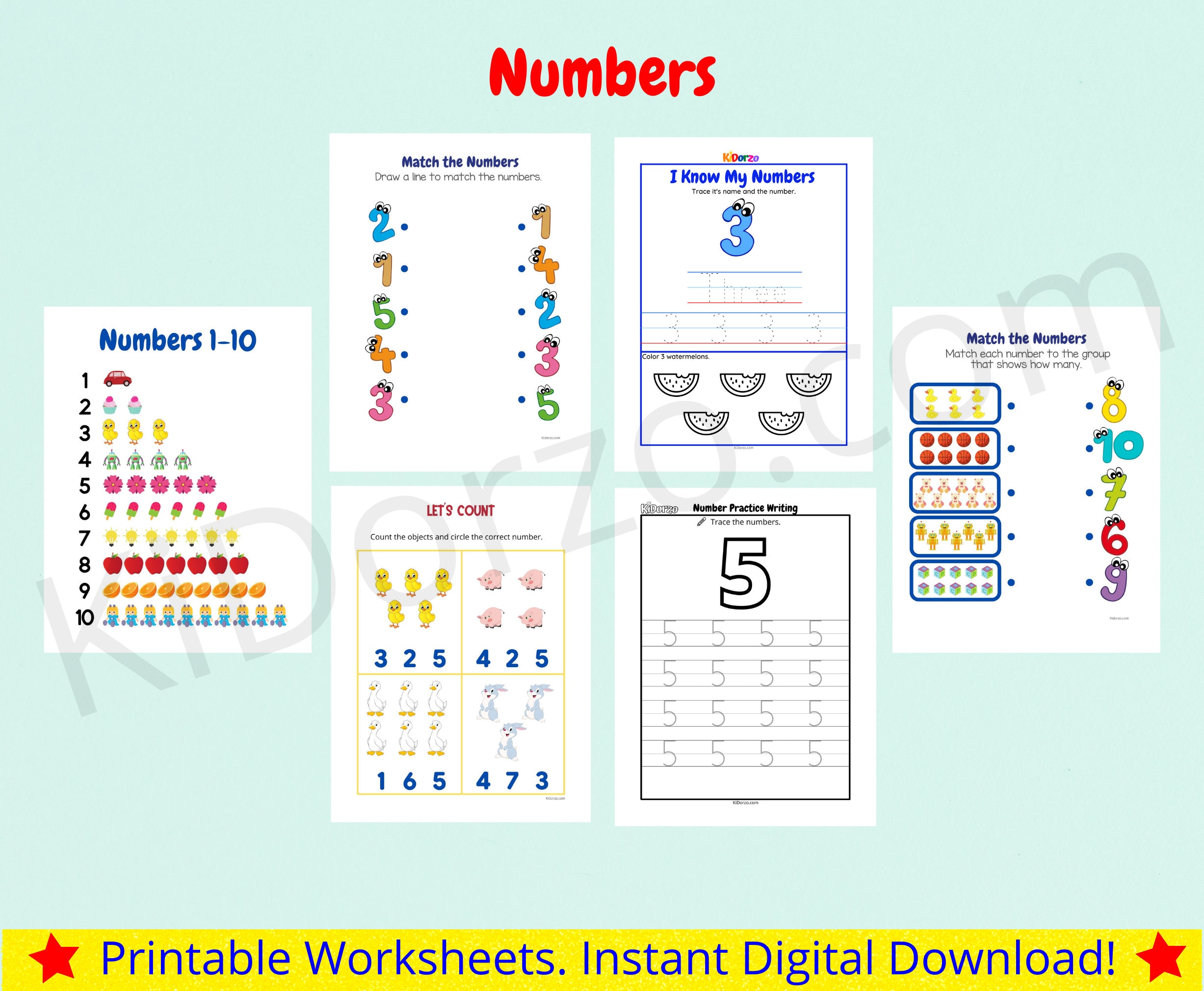 Printable Toddler Worksheets / Preschool Printable Worksheets ...