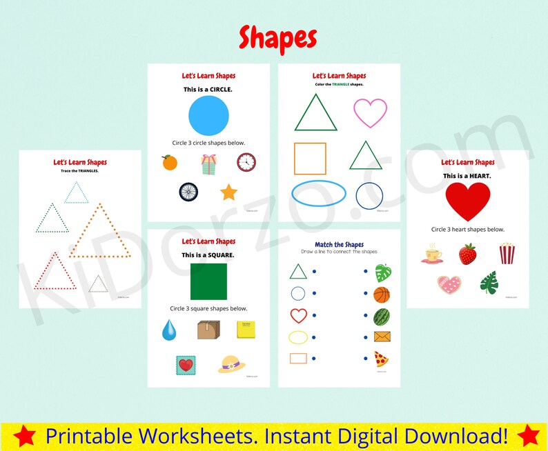 Preschool Printable Bundle Alphabet Worksheets Tracing - Etsy