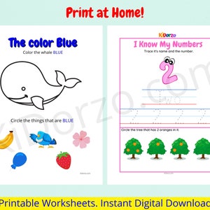 Printable Toddler Worksheets / Preschool Printable Worksheets ...