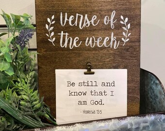 Verse of the Week Cards - Etsy