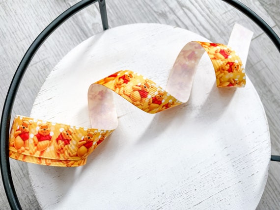 Yellow and Red Winnie the Pooh Ribbon Winnie the Pooh | Etsy