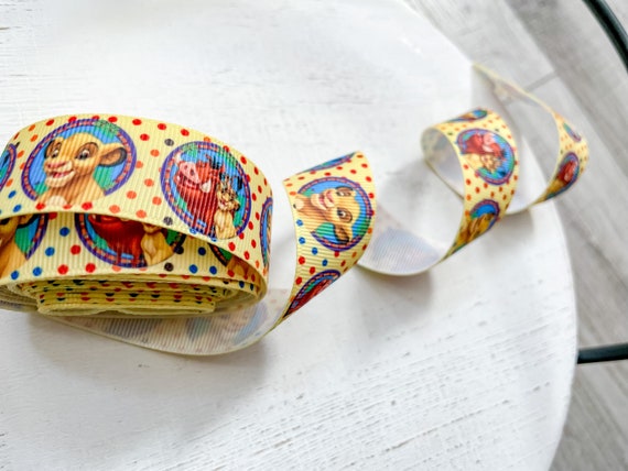 Lion King Ribbon Simba Lion King Grosgrain Ribbon 1 Inch | Etsy